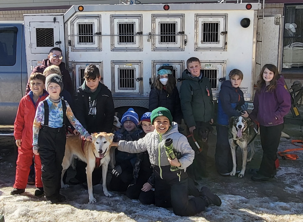 Dog Sledding with 3rd Grade | Hebron Station School